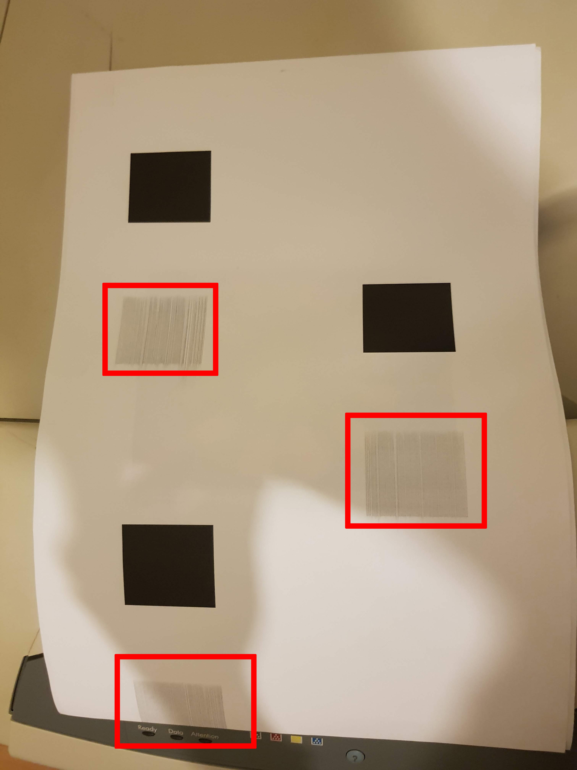 HP Colour Laserjet - Bad streaking across pages, consistent ... - HP ...