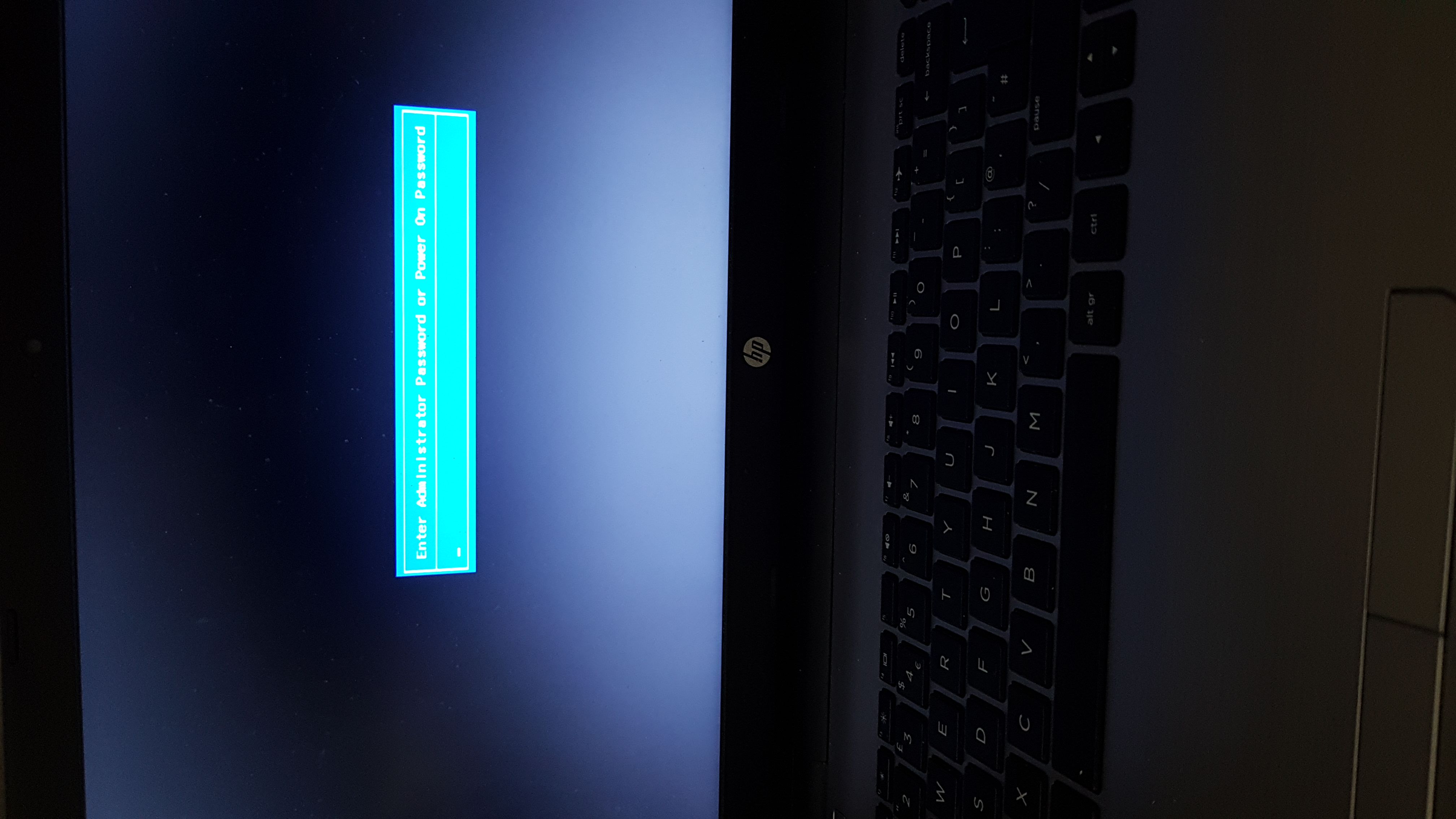 Bios Administrator Password - HP Support Community - 7035121