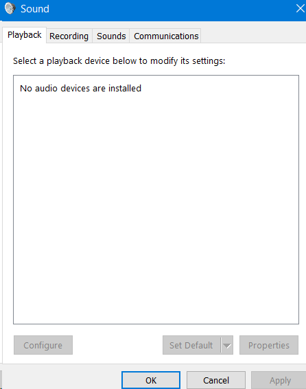 No audio output device installed. HELP!!!!! - HP Support Community ...