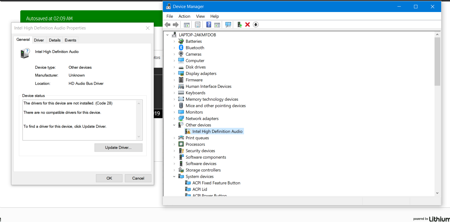 No audio output device installed. HELP!!!!! - HP Support Community ...