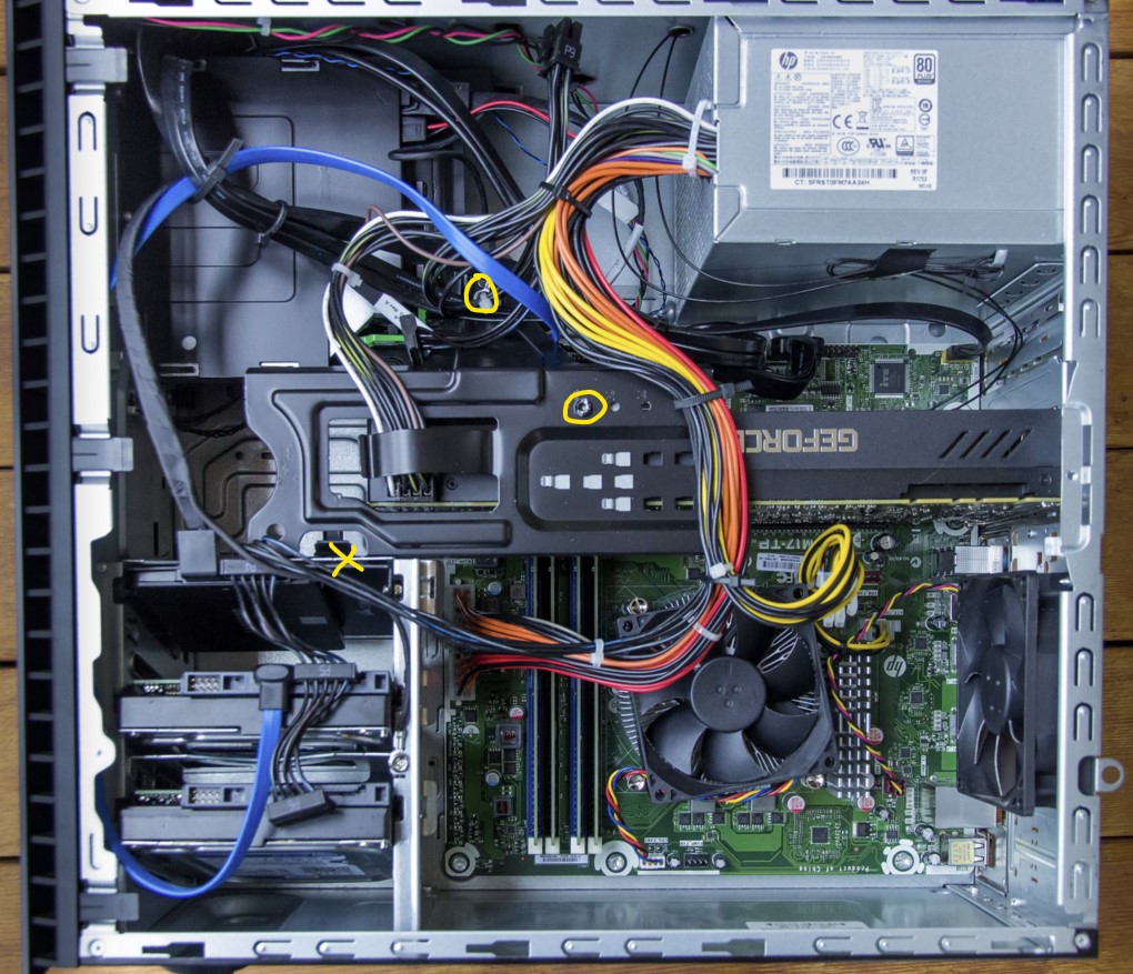 Solved: How do I remove the GPU Bracket from the HP Omen 870-244?! - HP ...