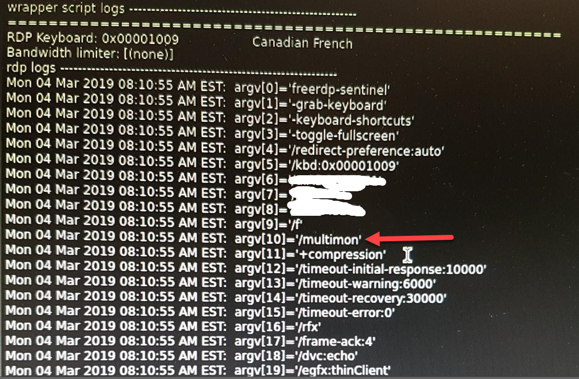 Thin pro T520 connection manager RDP always send /multimon p... - HP ...