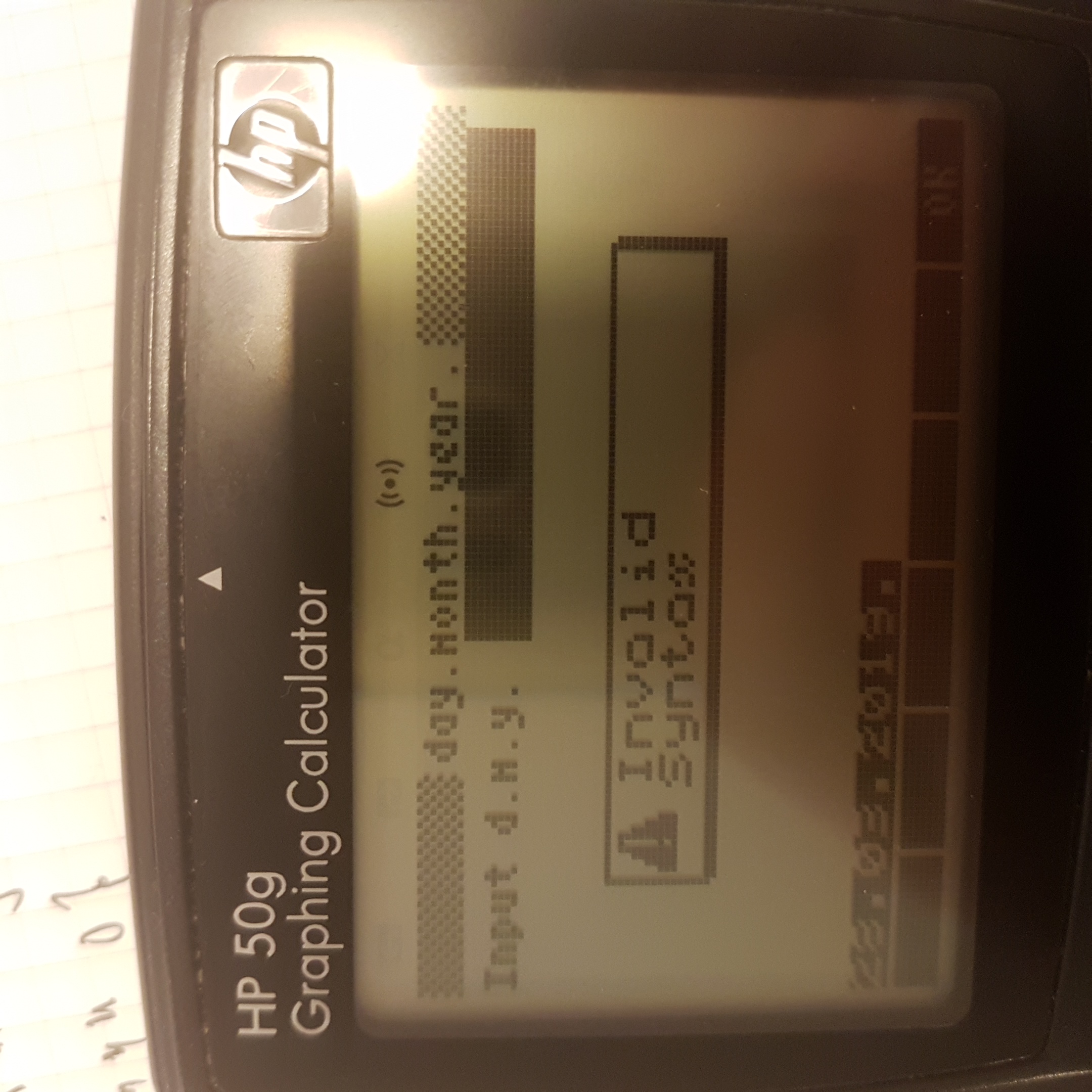Solved: Can I change input format for INPUT command in HP 50g graphi ...