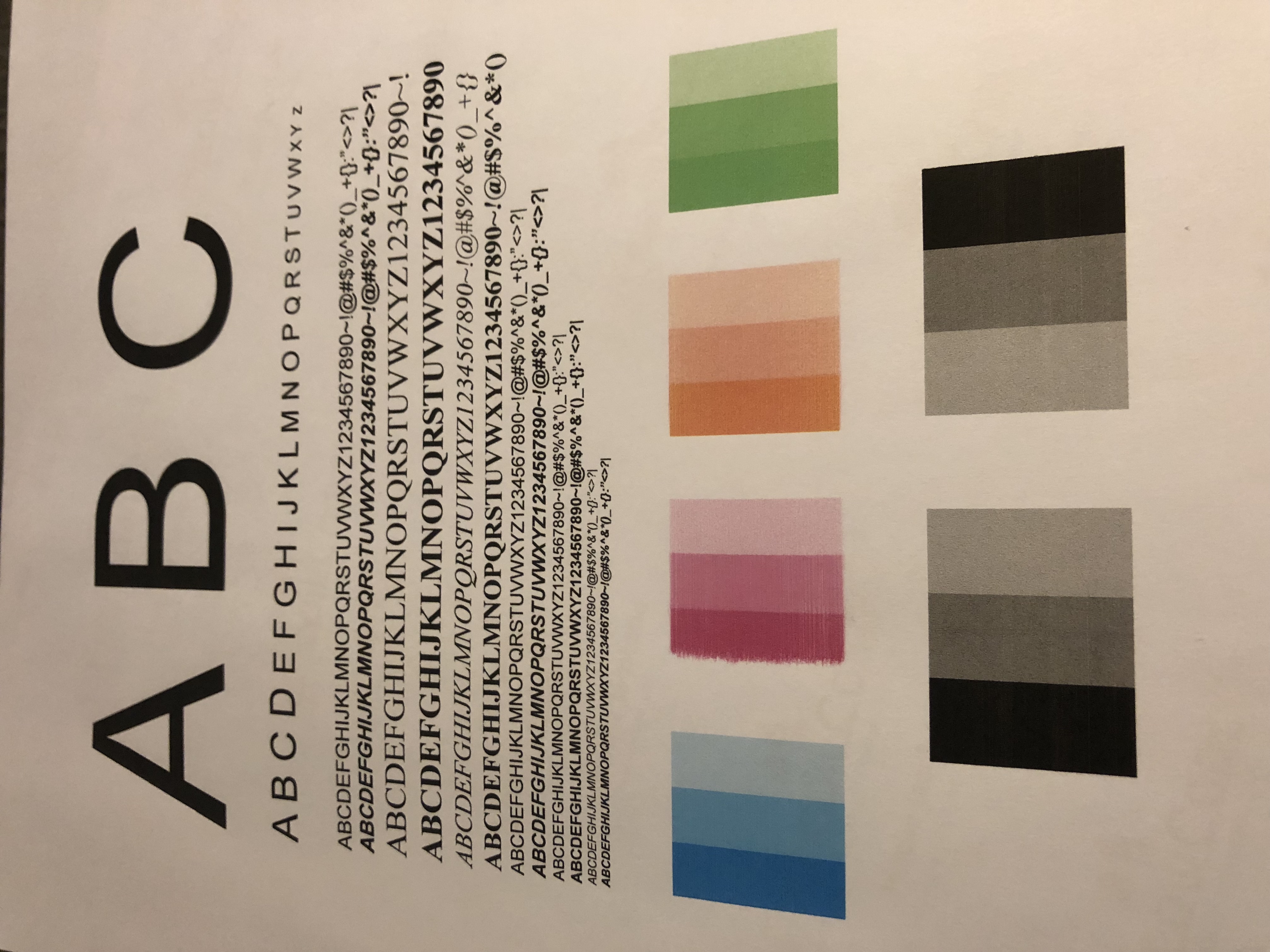 Print quality issue with magenta only. Print head issue? - HP Support ...