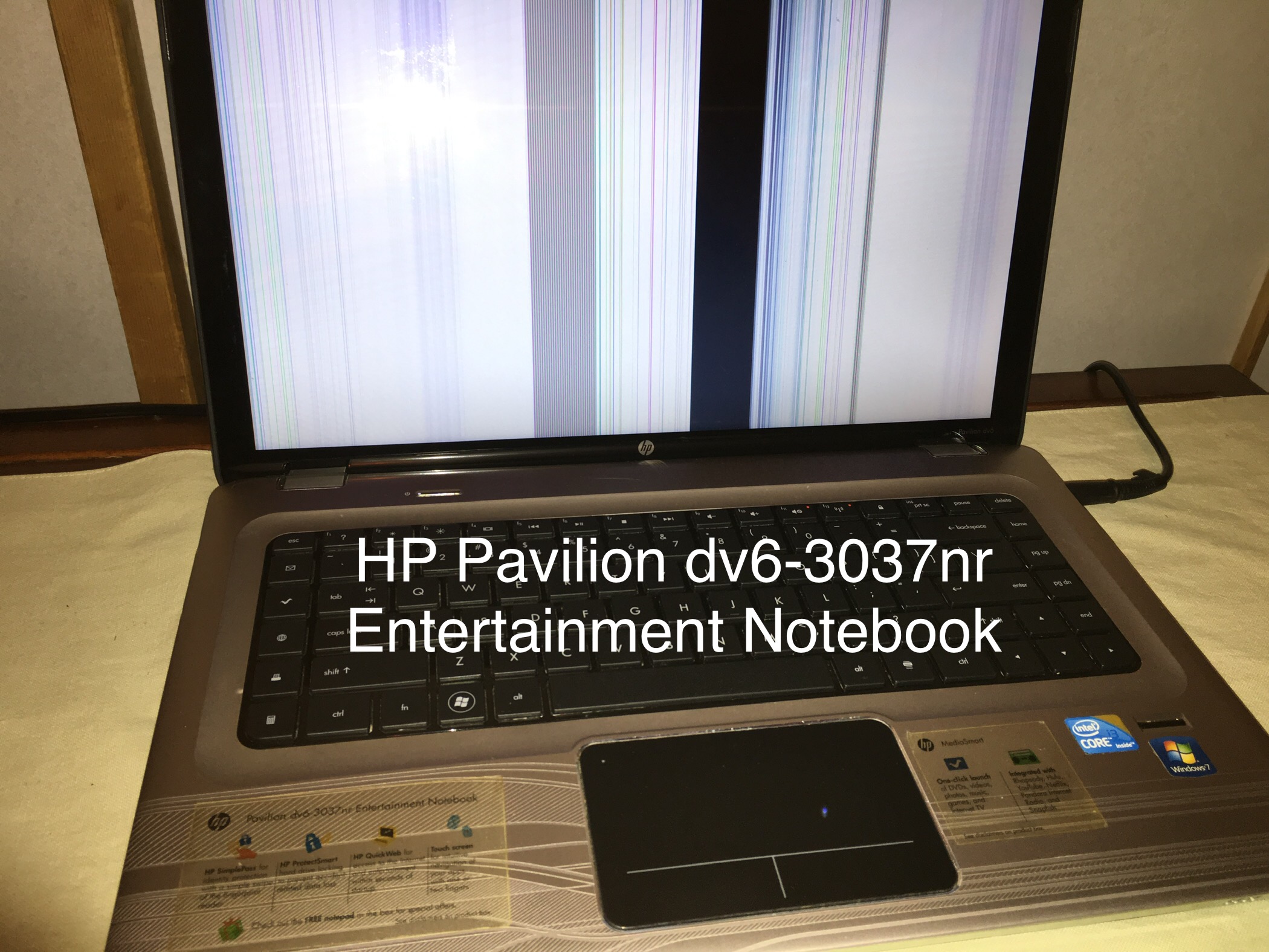 Vertical Lines on 100% of Screen - HP Support Community - 7077275
