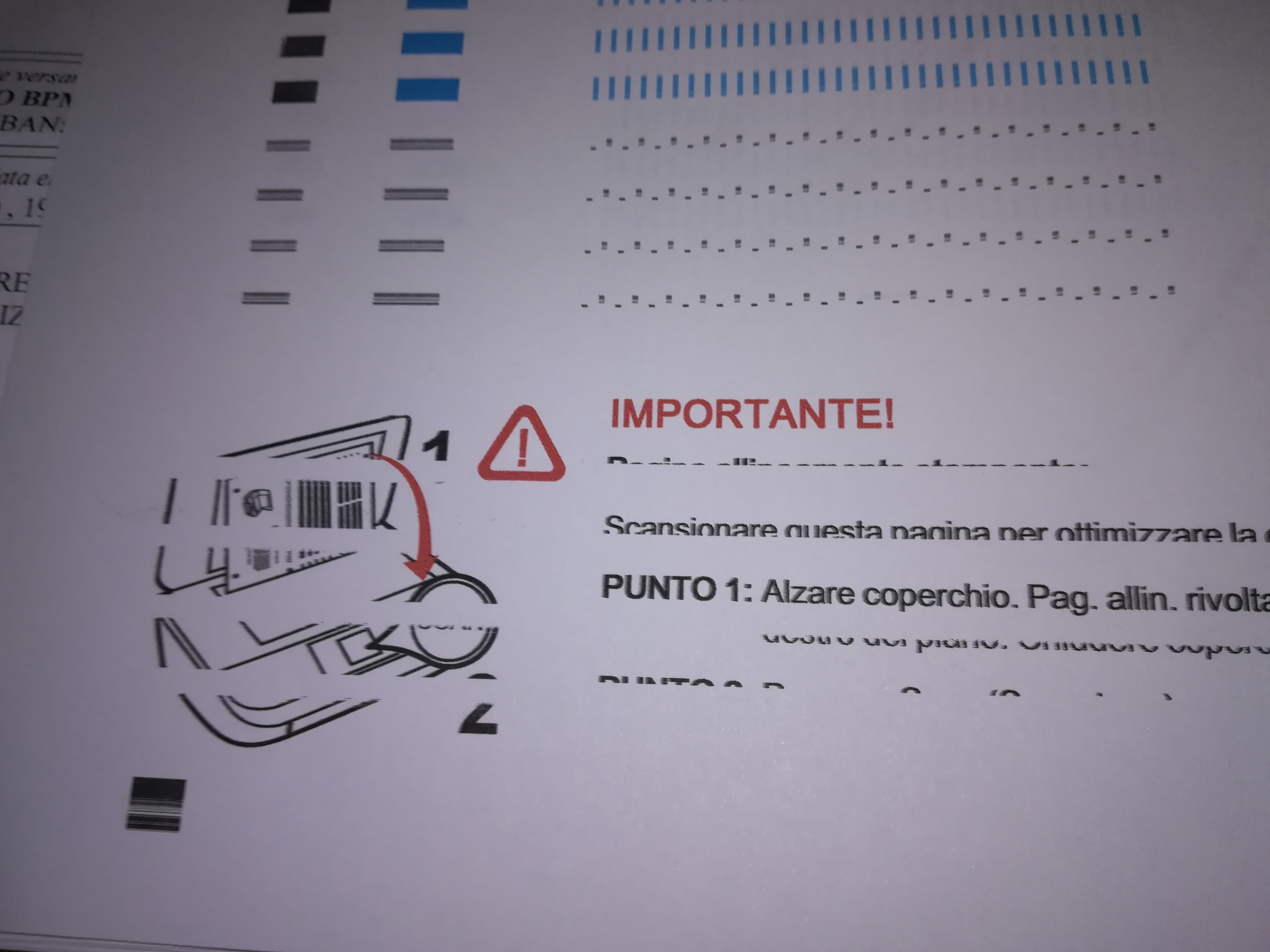 Incomplete print, empty horizontal lines - HP Support Community - 7079097