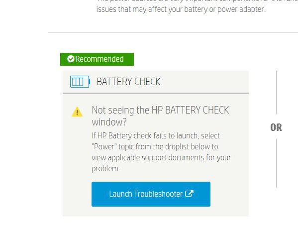 BATTERY ISSUE - HP Support Community - 7081353