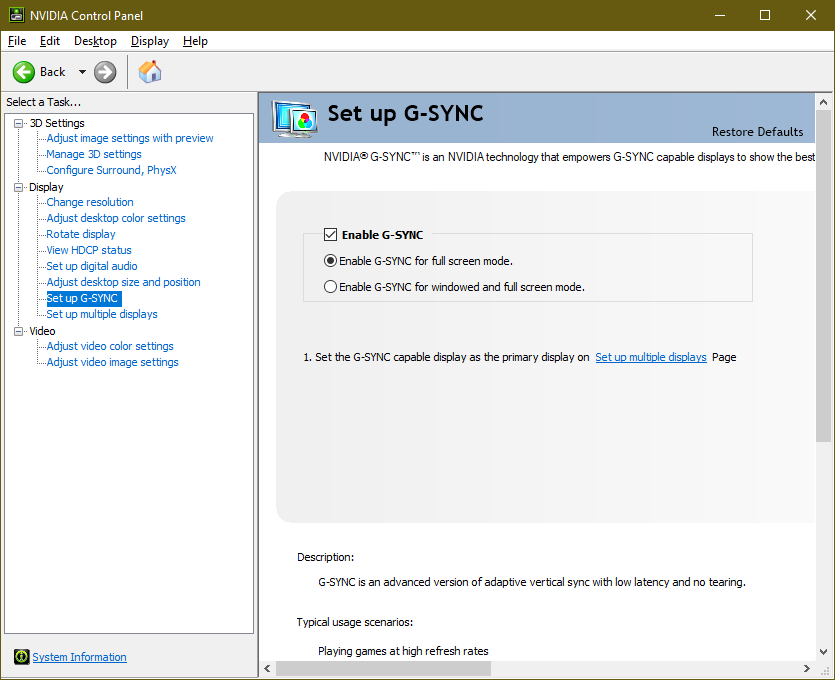 HP Omen Control Panel Software & G-Sync - HP Support Community - 7094666