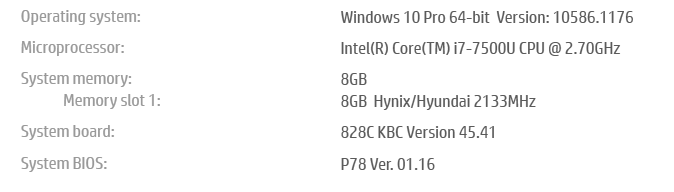 Solved: ACPI Driver - HP Support Community - 7095737