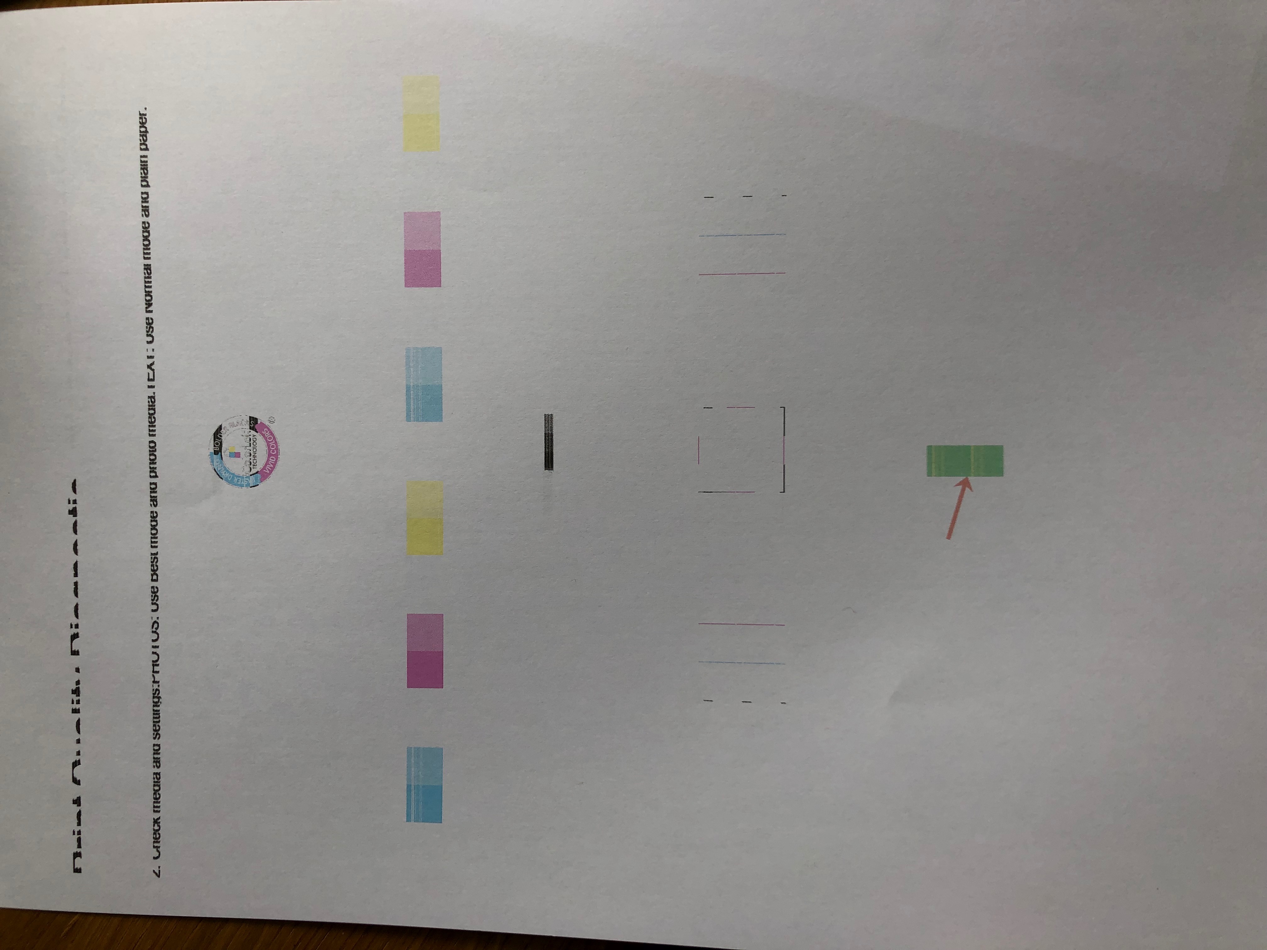 Bad quality printing in colour and black - HP Support Community - 7103103