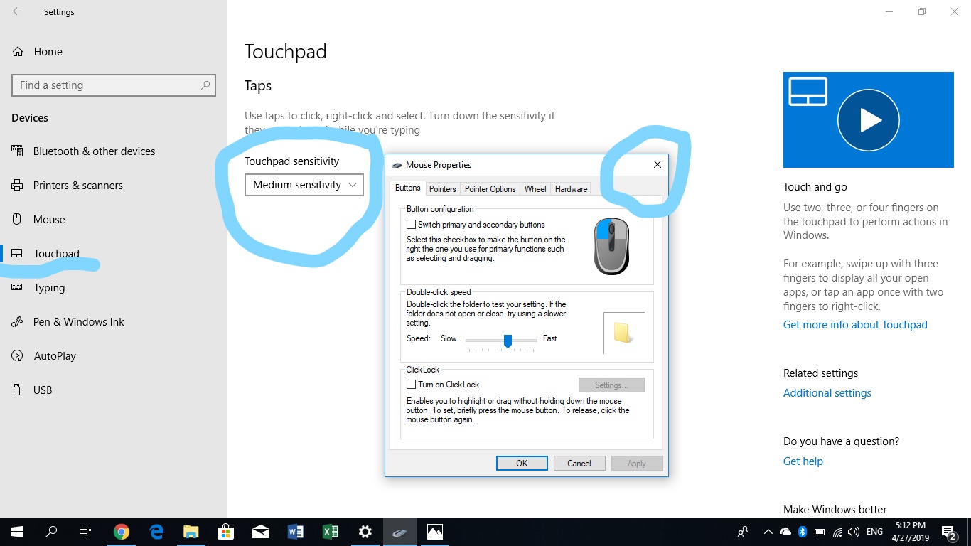 touchpad - HP Support Community - 7103279