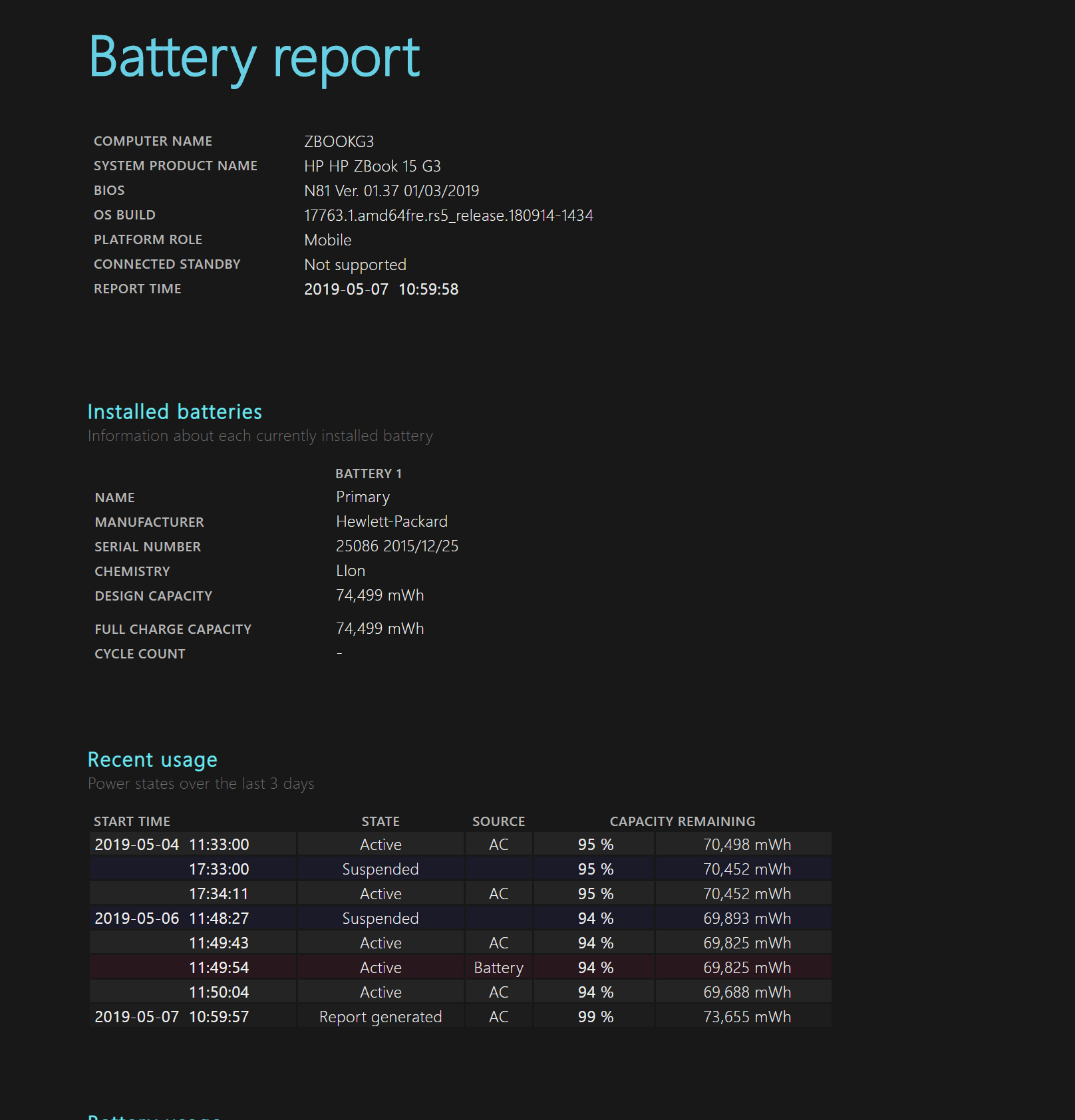 Solved: Disable the battery manually - HP Support Community - 7110472