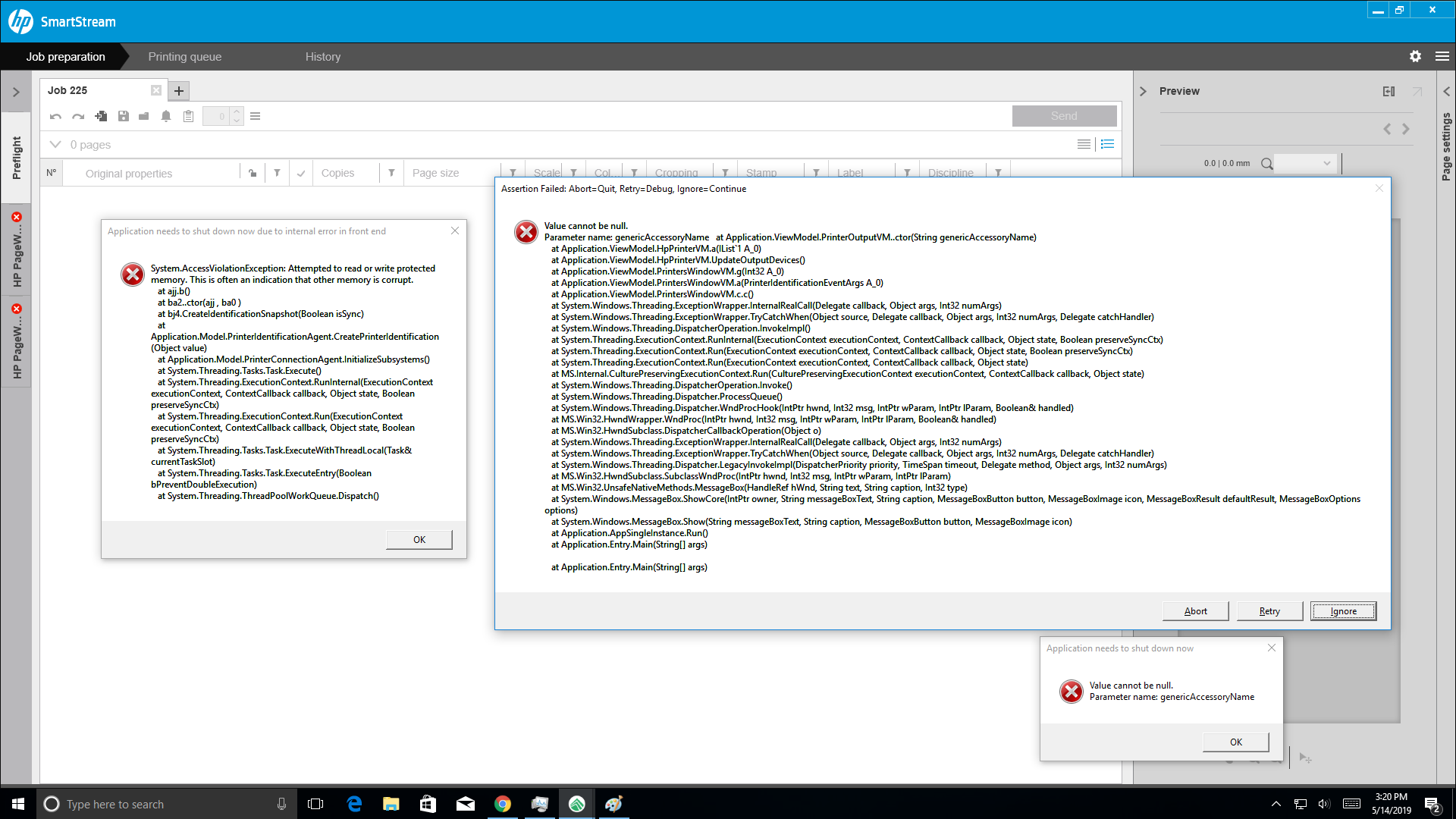 HP SmartStream Crashed - HP Support Community - 7121355