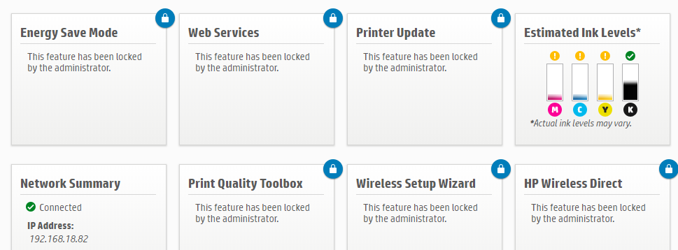 Solved: Need to hard reset the HP 6830 printer as EWS has locked all ...