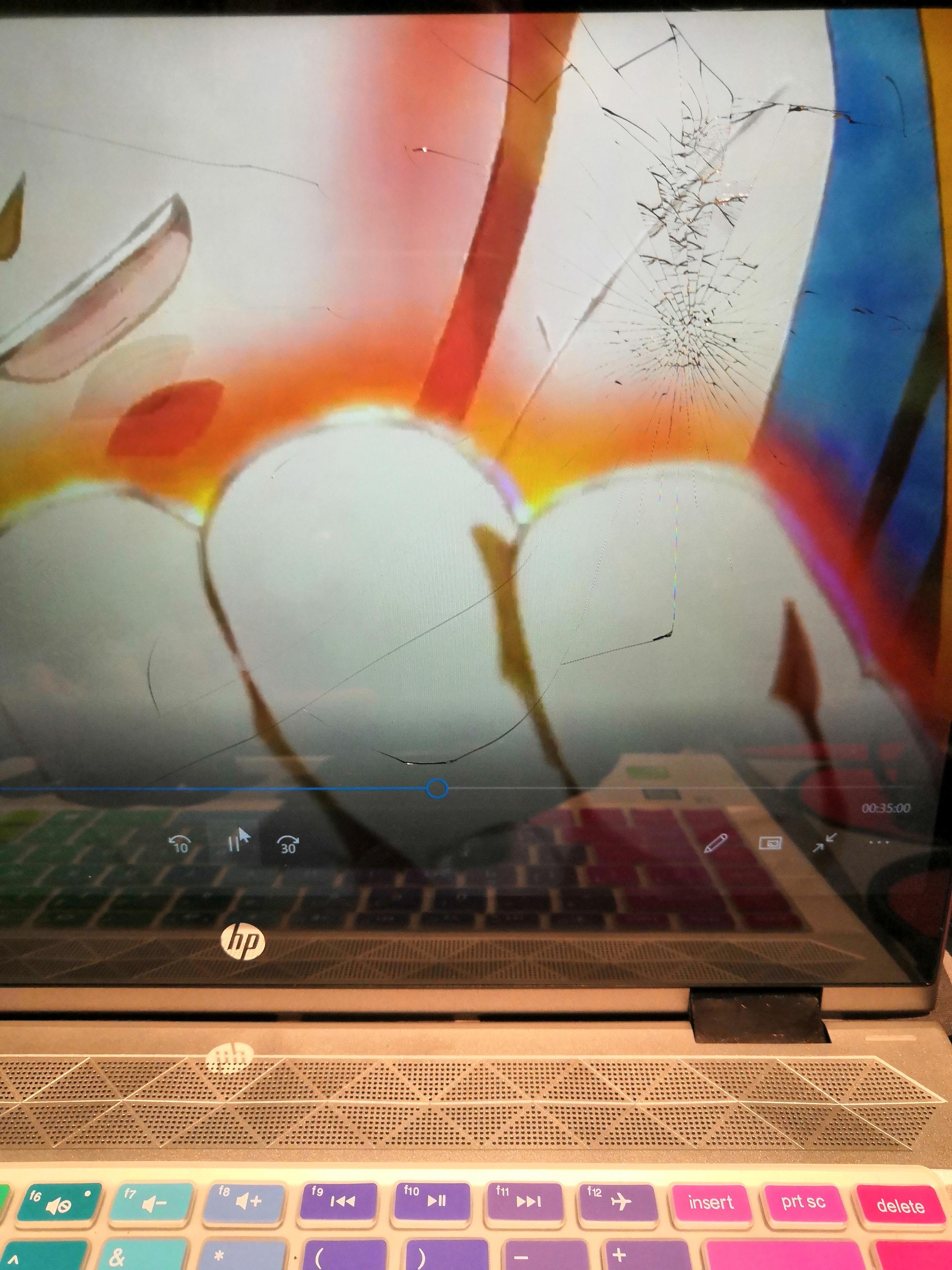 Solved: 2018 Hp pavilion x360 cracked digitizer - HP Support Community ...