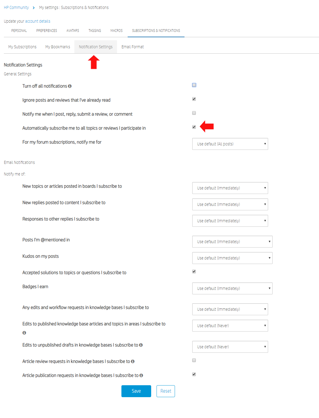 How to Get Notified or Stop Notifications When Someone Repli... - HP ... How to Get Notified or Stop Notifications When Someone Repli... - HP ...