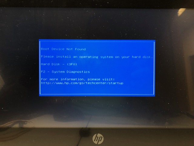 No storage devices detected after BIOS Update - HP Support Community ...