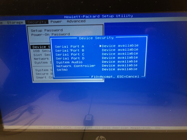 No storage devices detected after BIOS Update - HP Support Community ...