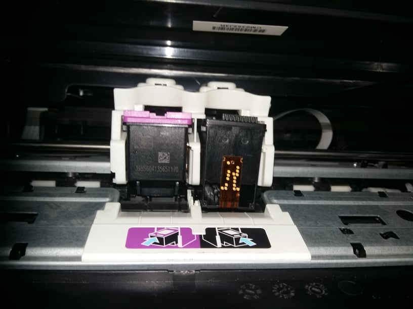 Solved: Inserted backwards cartridge in HP 3835 Printer - HP Support ...