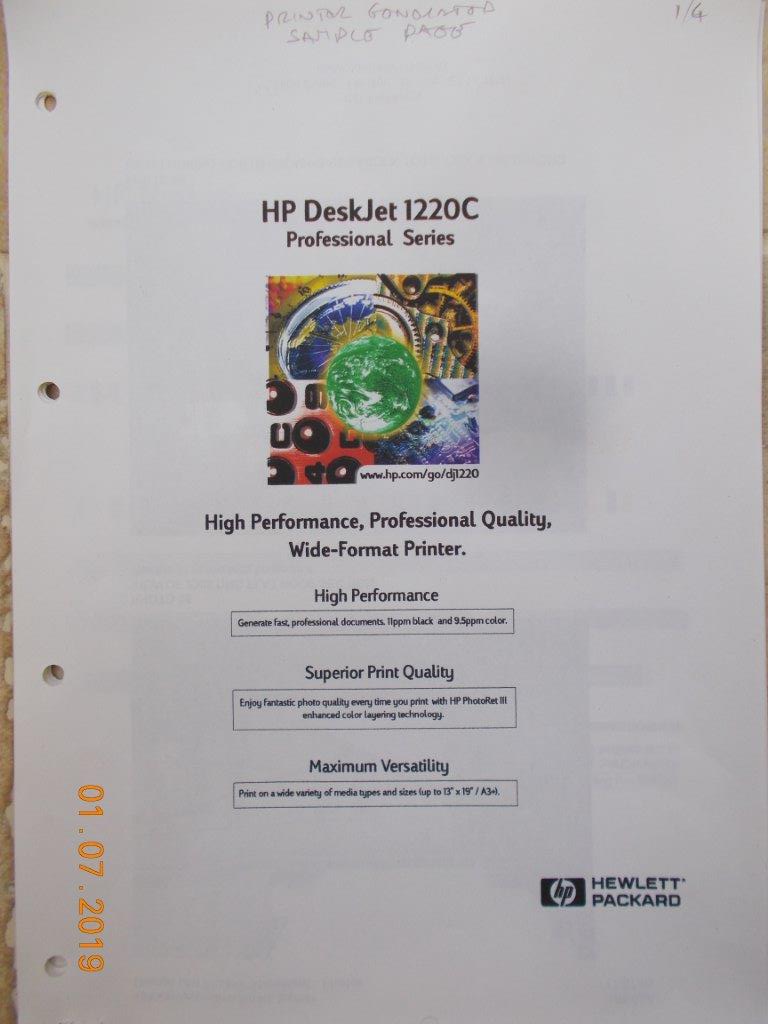 HP 1220C Deskjet - HP Support Community - 7158530