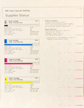 Solved: Resolved: Magenta Streaks on Color LaserJet Printing - HP ...