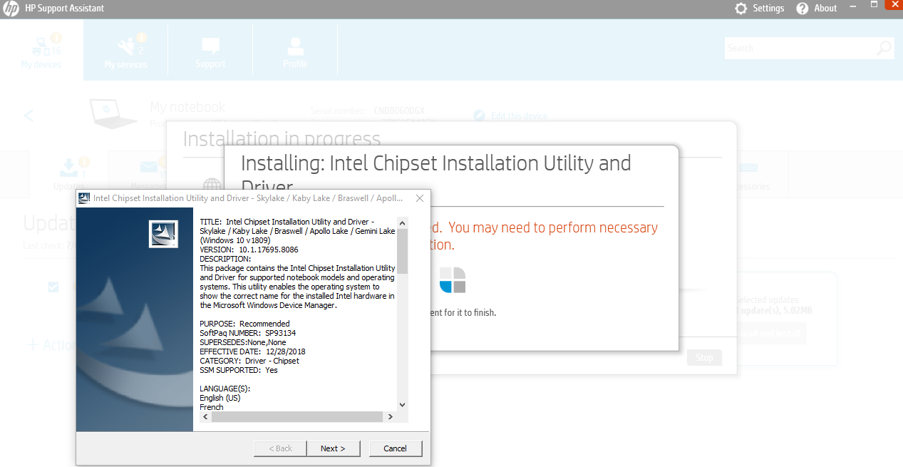 which is the supported OS version for my device and why can ... - HP ...
