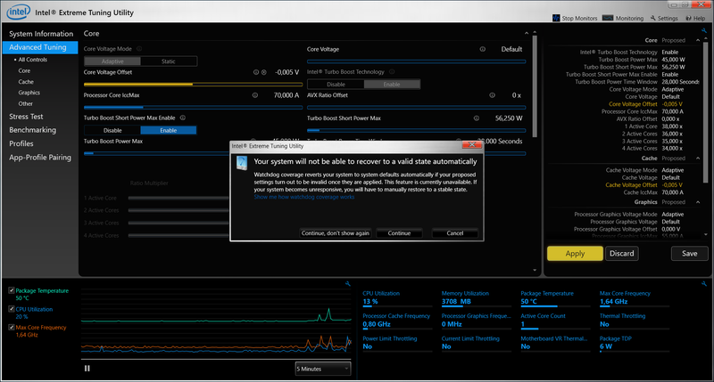 Intel Extreme Tuning Utility Xtu Undervolting Guide