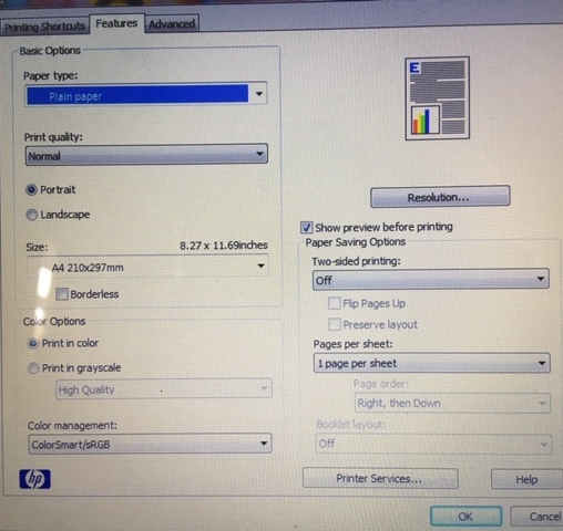 Add Print Preview feature missing in Officejet 6970 softwar... - HP ...