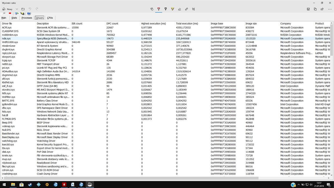 DPC Latency spikes - HP Support Community - 7179134