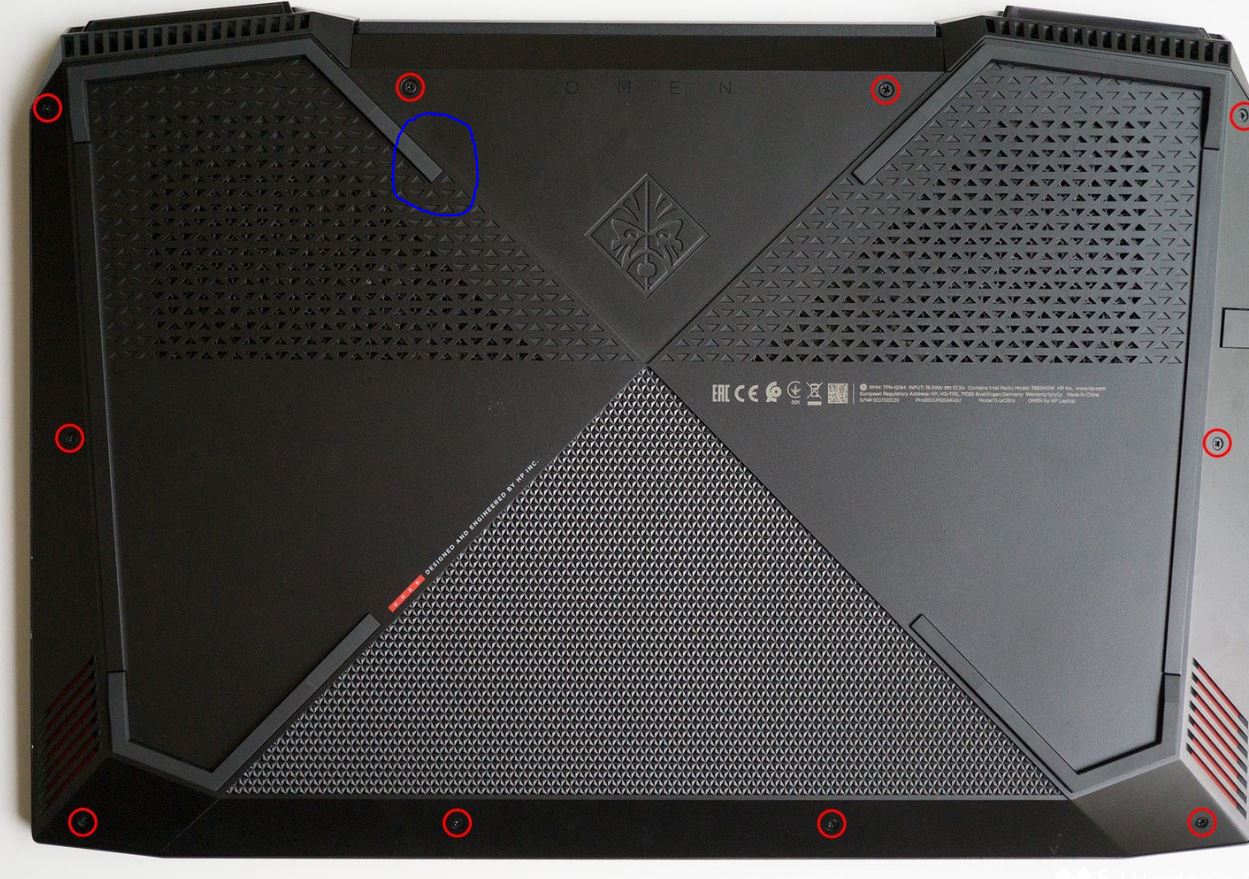 How to Fit the HP Omen 15-ce019dx Rubber Foot - HP Support Community ...
