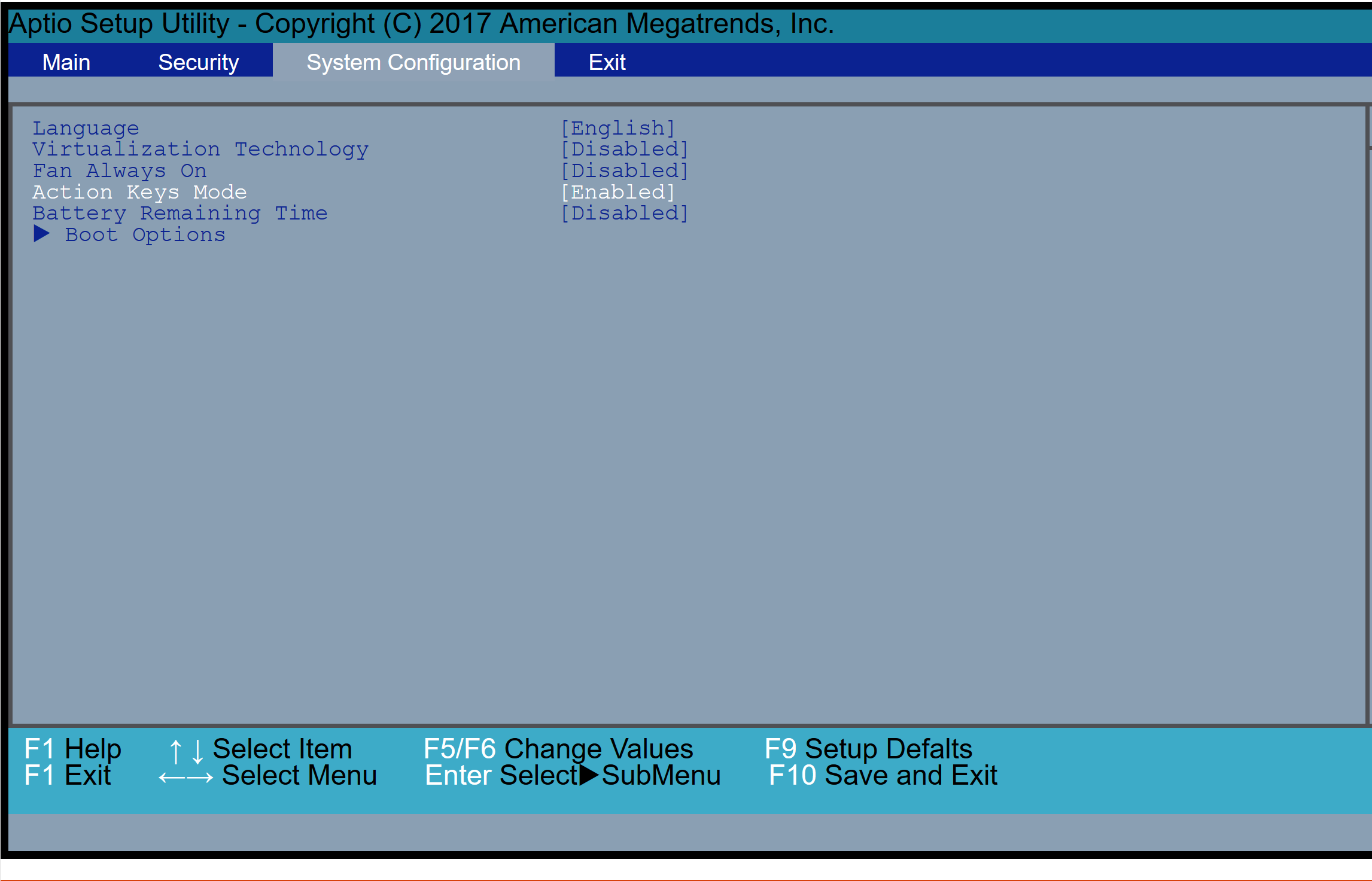Can't access advanced bios in the bios - HP Support Community - 7186058