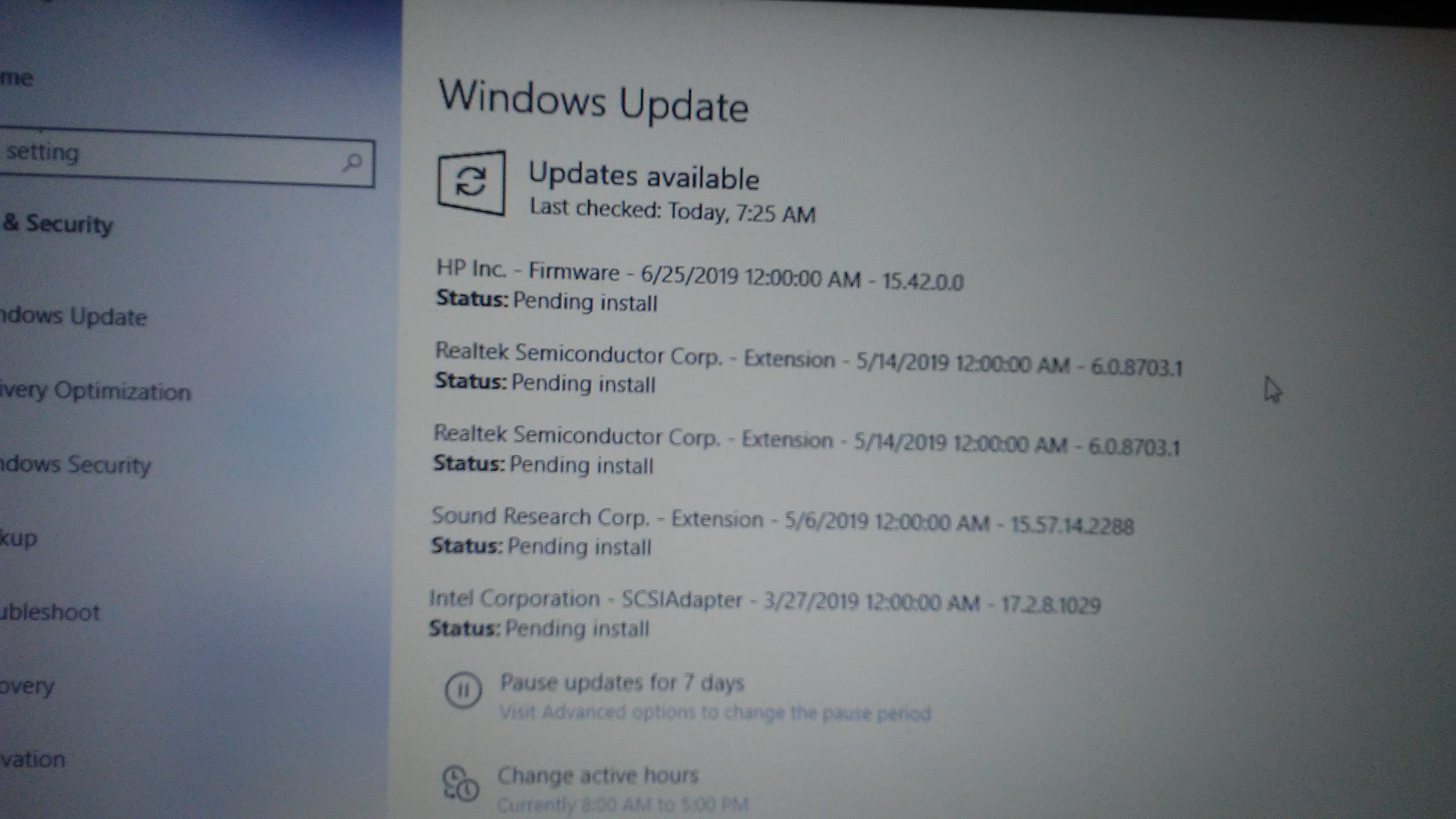 Windows Update - HP Support Community - 7191889
