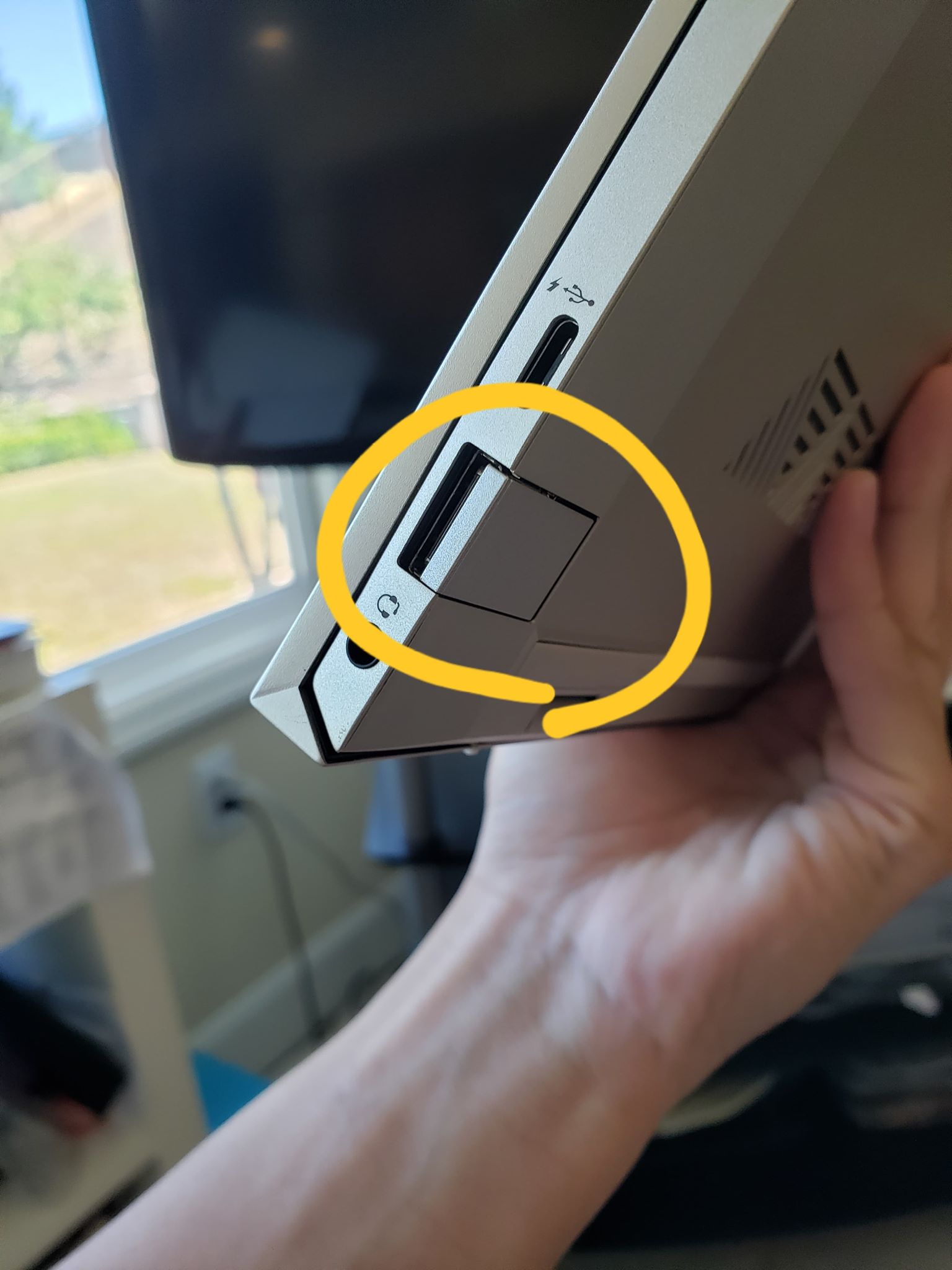 Solved: What is this weird flap that came attached to my usb-c on my ...