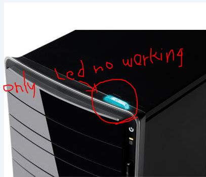 Power led not working - HP Support Community - 7194218