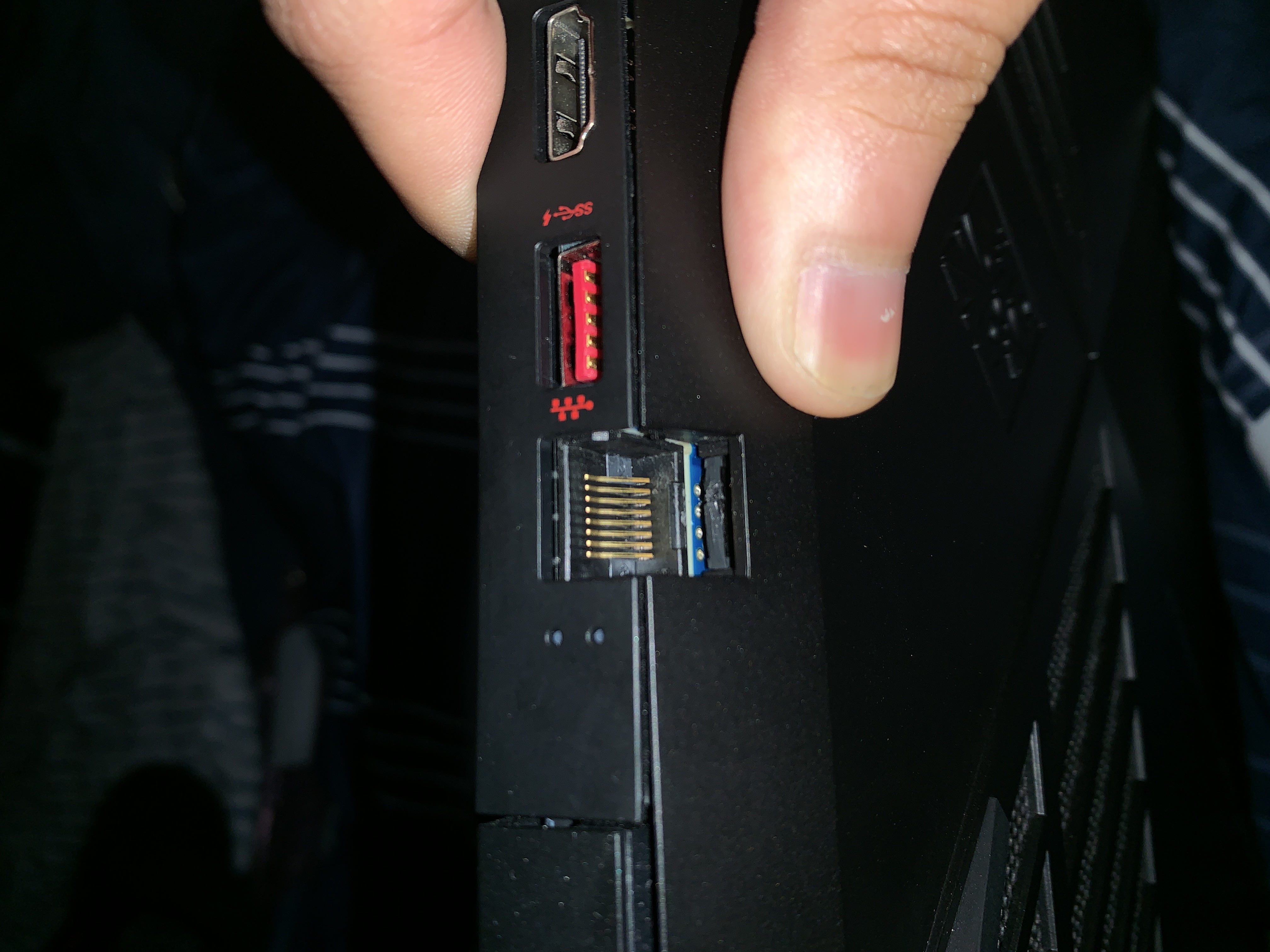 ethernet port plastic cover - HP Support Community - 7219277