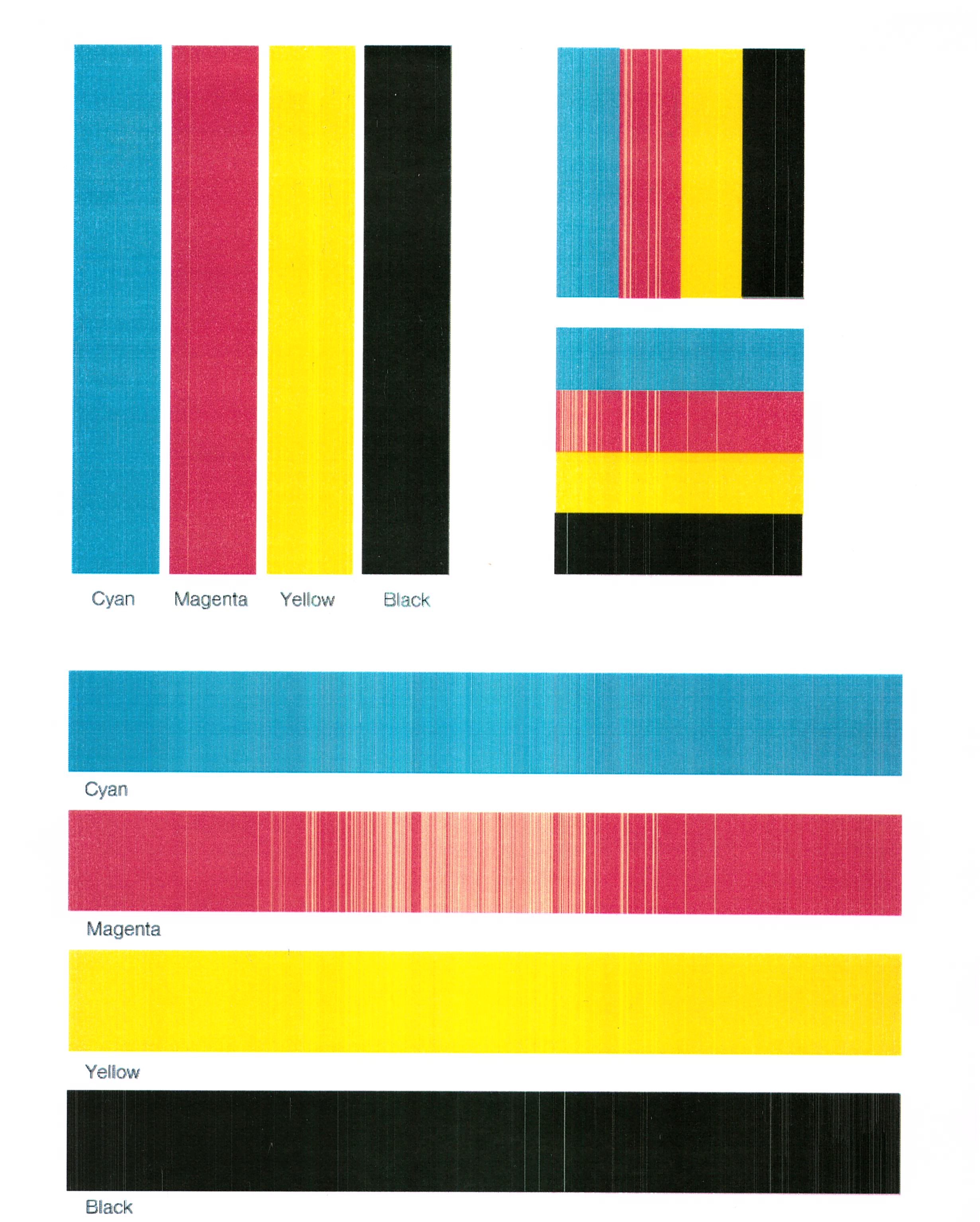 Vertical stripes on prints - HP Support Community - 7223124