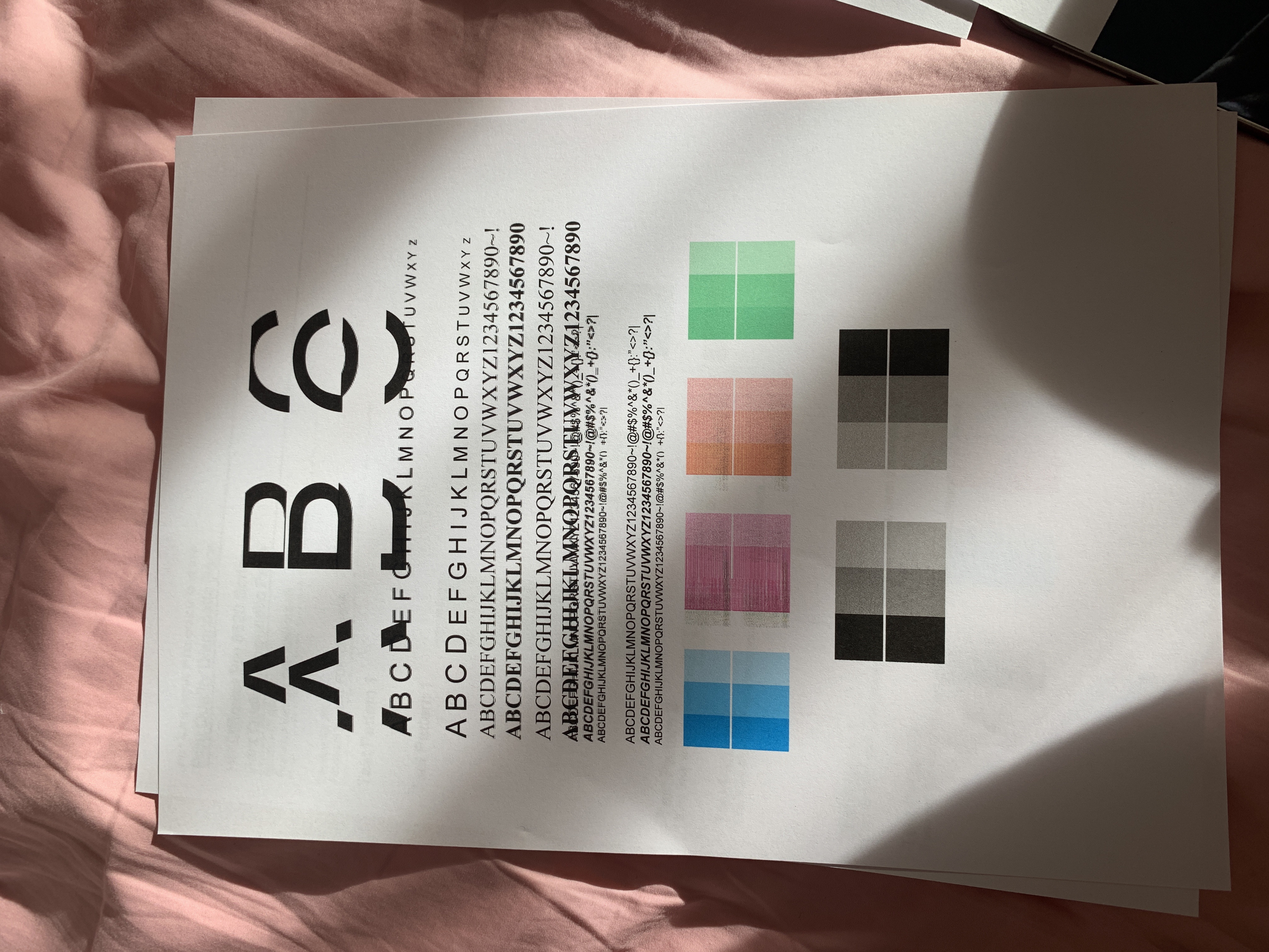 Overlapping printing - HP Support Community - 7227304