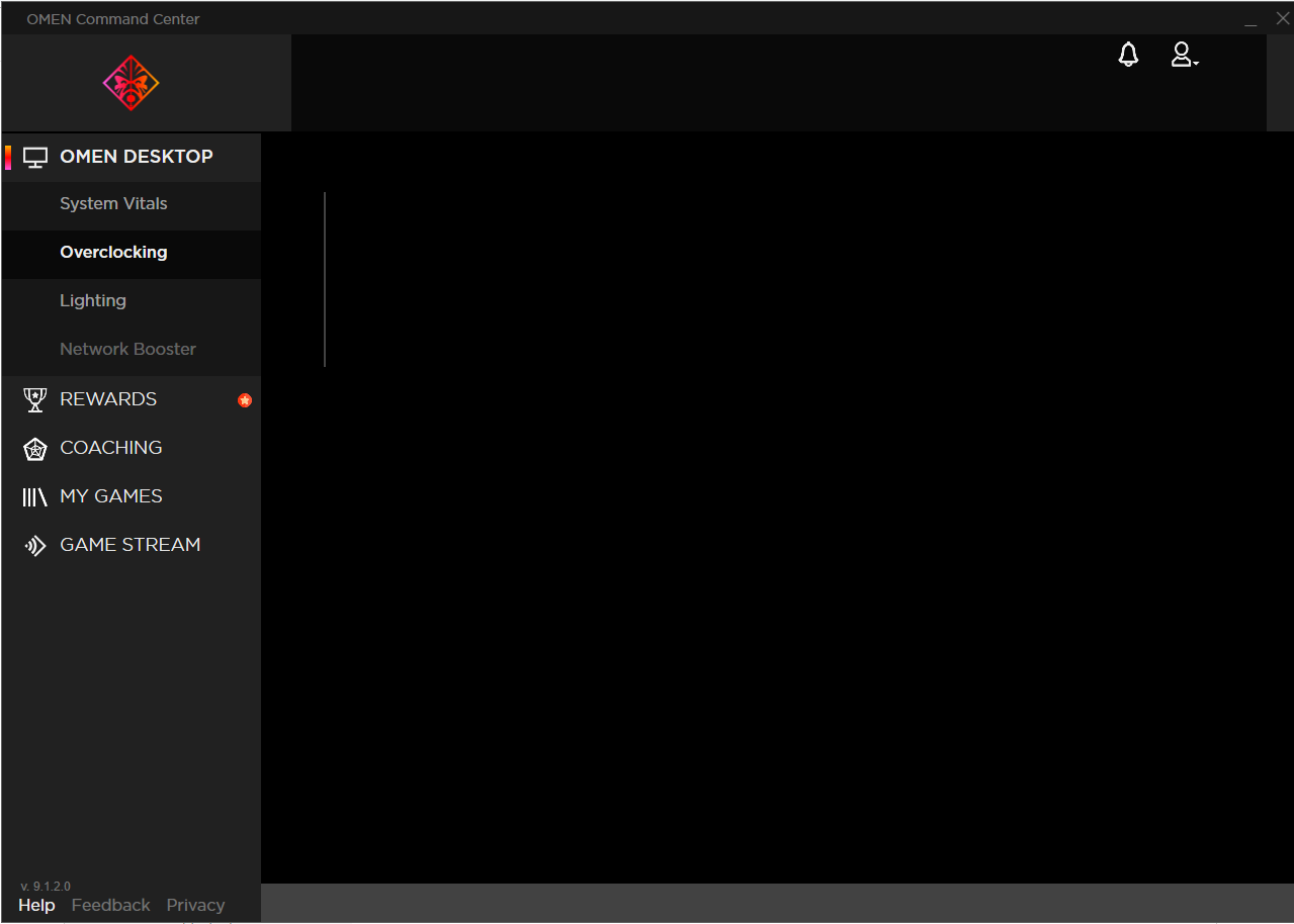 Solved: Omen Command Center overclocking section not loading - HP ...