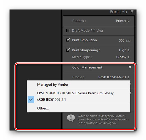 Turn Off Printer Manages Colour - HP Support Community - 7230661