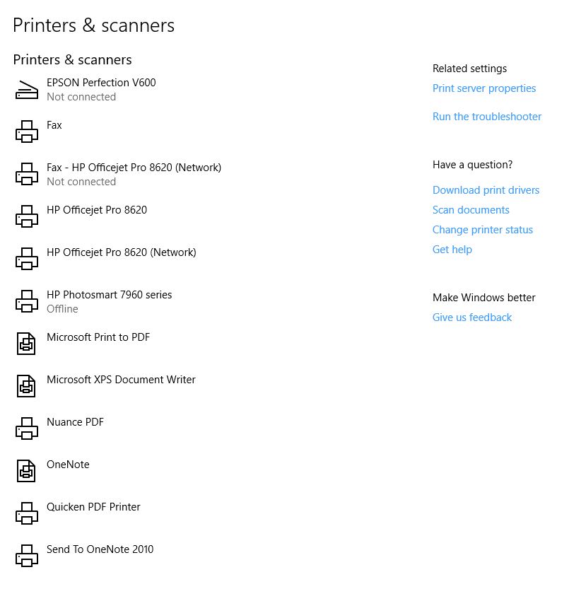 Solved: HP5547FD (HP Officejet Pro 8620) Driver is unavailable - HP ...