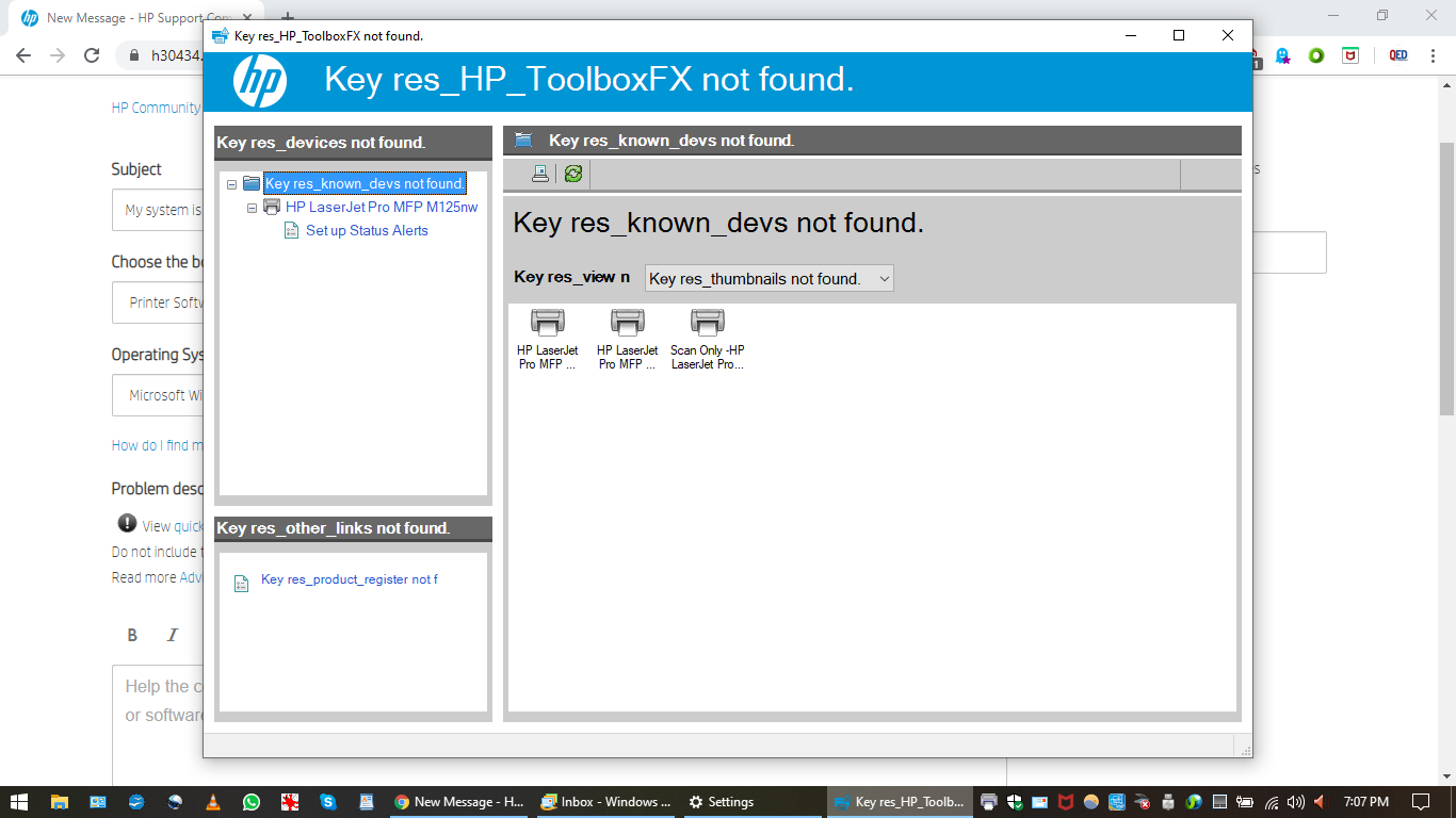 Solved: My system is alerting me about "Key res_HP_ToolboxFX not fo ...