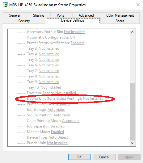 Automatic Duplexing Unit Not Installed Hp Support Community 8194374 1961