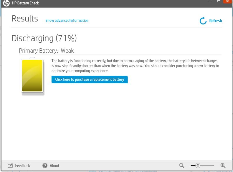 Battery Plugged In: Light Showing Full Charge, but it is not... - HP ...