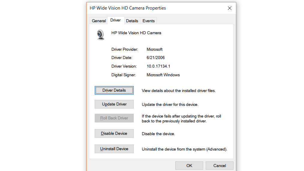 IR Camera not working - HP Support Community - 7240810