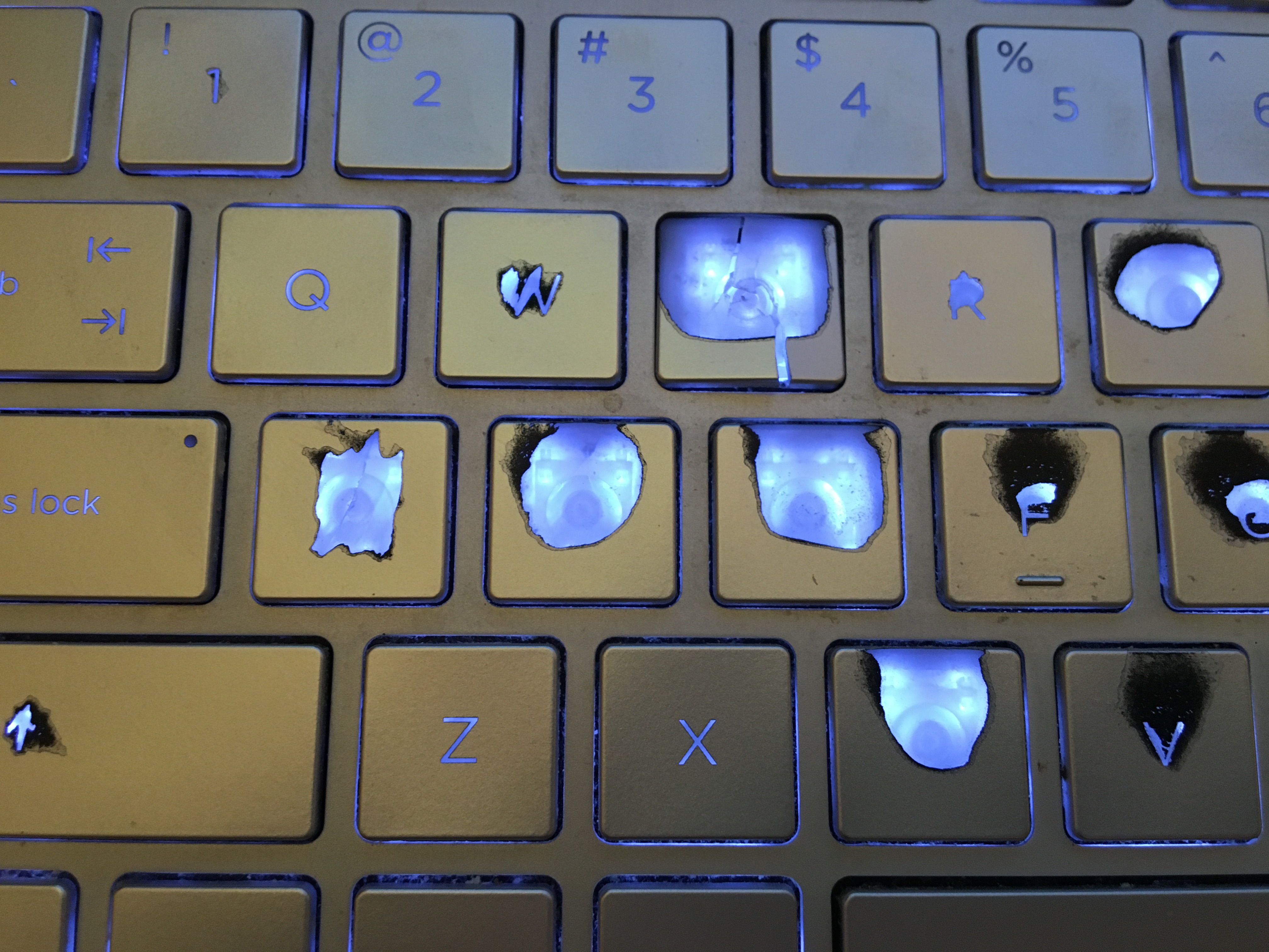 Bad keyboard keys - HP Support Community - 7249041