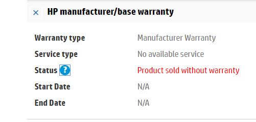 Solved: Warranty - HP Support Community - 7254416