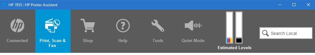 HP Toolbox 0x83e8e8fc error on HP 7855 - HP Support Community - 7276282