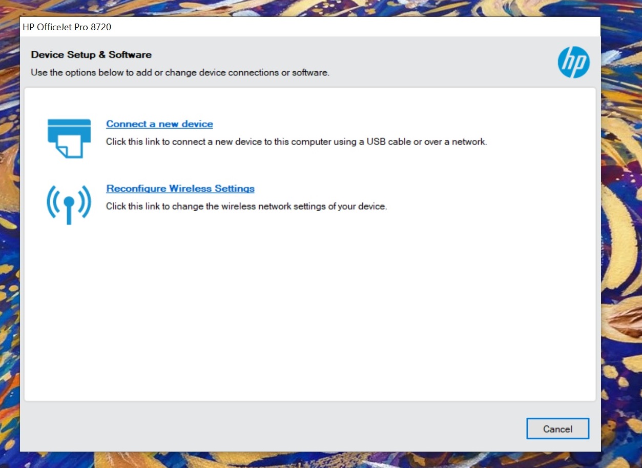 HP Officejet Pro 8720 - Cannot enable scan to computer - HP Support ...