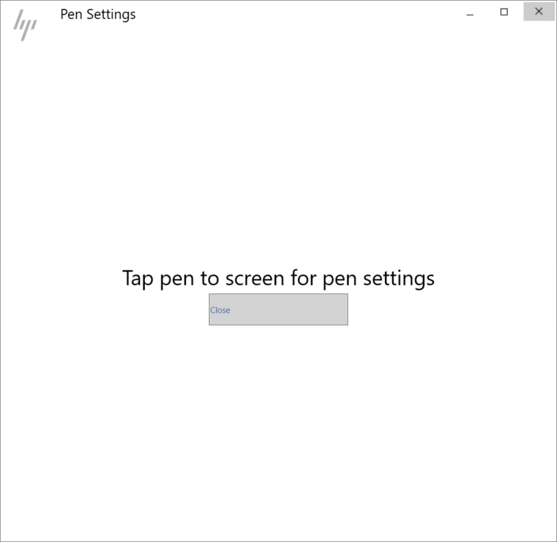HP Active Pen settings cannot be changed - HP Support Community - 7280774