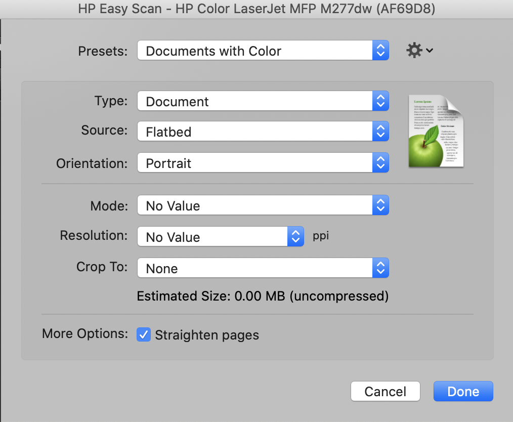 HP Color LaserJet MFP M277dw and HP Easy Scan - HP Support Community ...